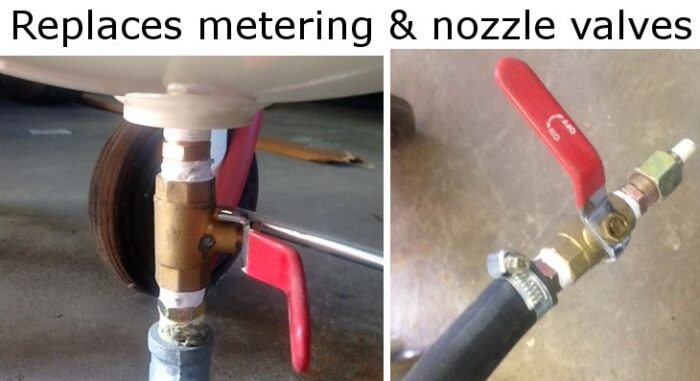Replacing Pressure Pot Brass Valves with Steel