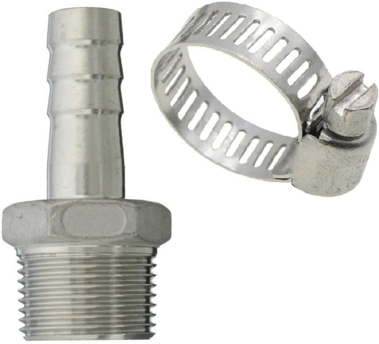 Barb Hose Fittings to Connect Sandblaster Nozzle with 1/2″ ID or 3/8 ...